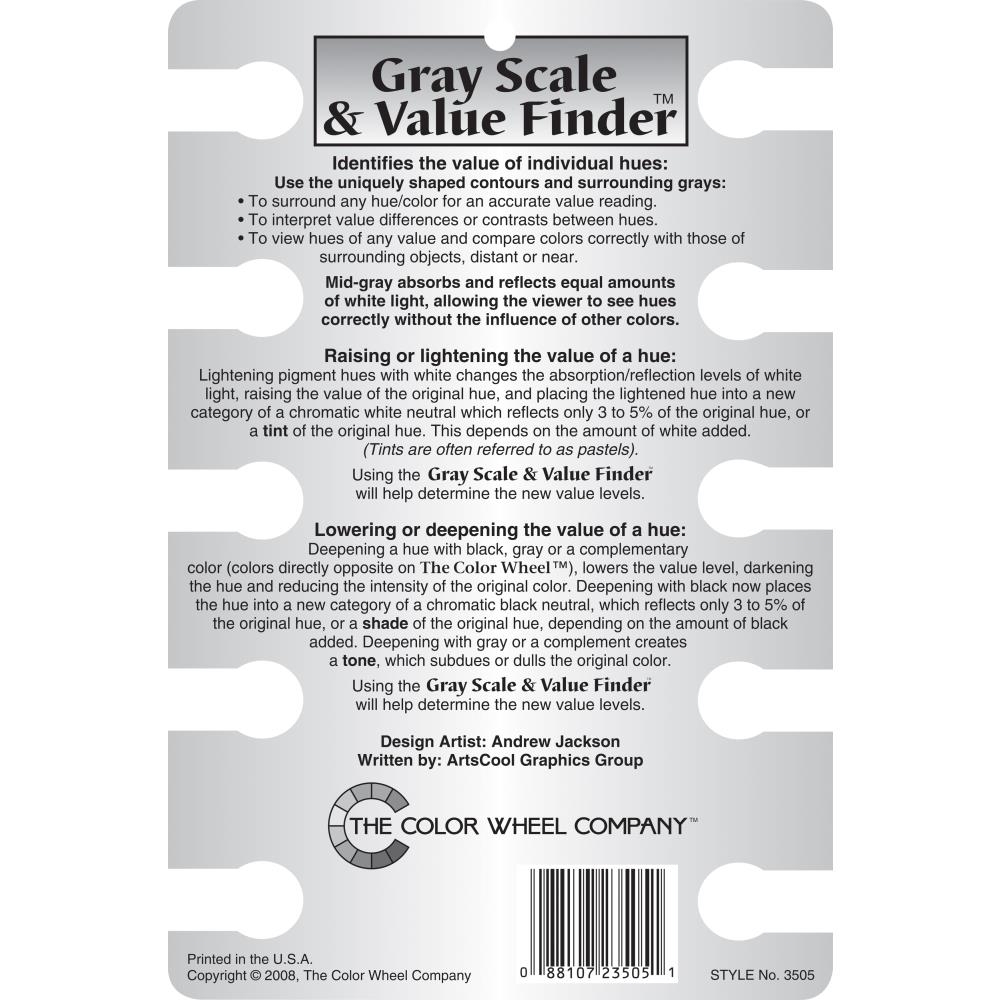 Color Wheel Gray Scale & Value Finder - Οδηγός Καθαρότητας Χρωμάτων ...