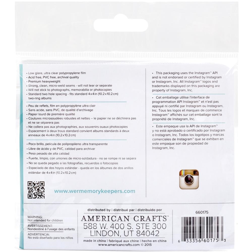 We R Memory Keepers Instagram Albums Made Easy Θήκες Φωτογραφιών 4"x4 ...