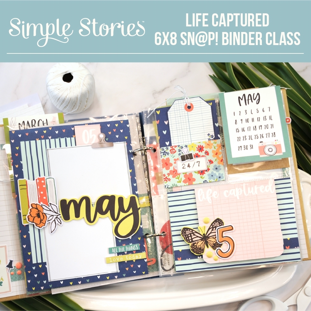 Μάθημα-in-a-Box: Simple Stories Life Captured Binder Project Kit
