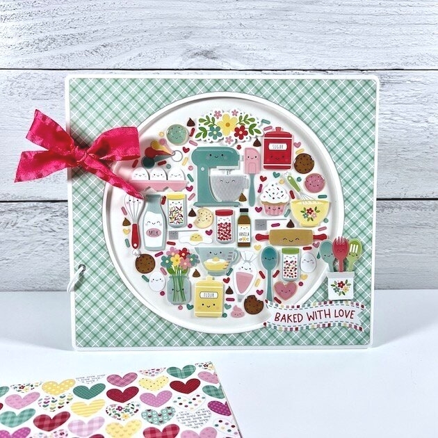 Doodlebug Design Shadow Box Insert Kit για 3D Διακοσμητικό - Made With Love