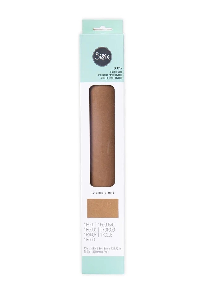 Sizzix Surfacez Craft Texture Roll Πλενόμενο Χαρτί 30.5 x 122cm ...
