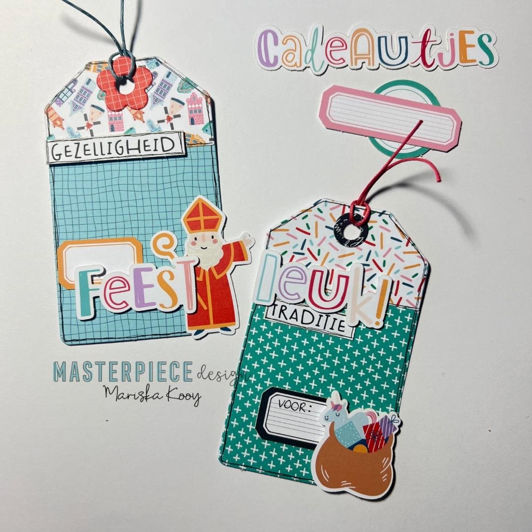 Masterpiece Design Διακοσμητικά Εφήμερα - Sinterklaas, Label Mix, 40τεμ.