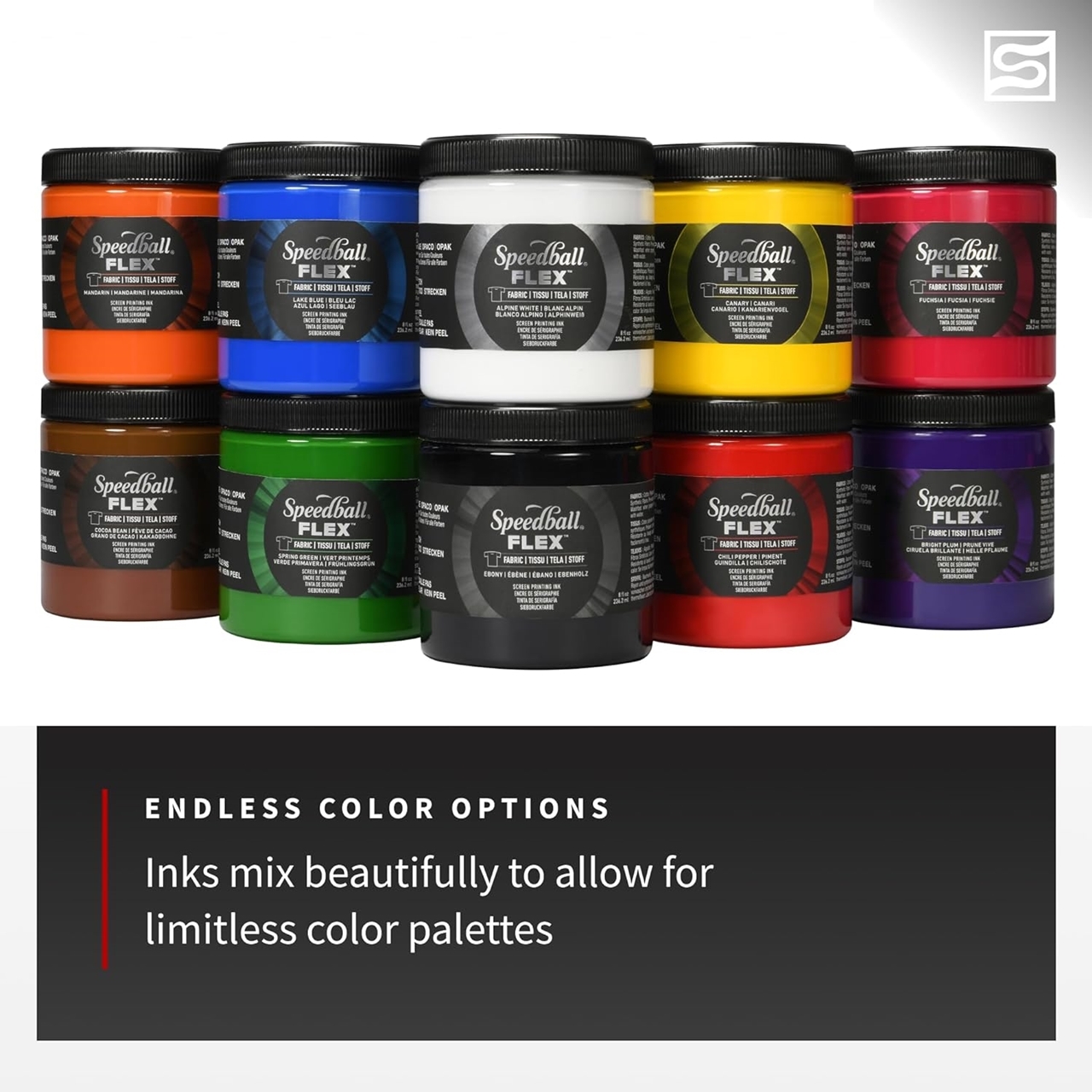 Speedball Flex Screen Printing Fabric Ink Chili Pepper – Κόκκινο Μελάνι ...