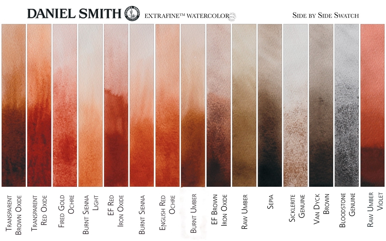Daniel Smith Transparent Red Oxide Half Pan | Χρώμα Ακουαρέλας