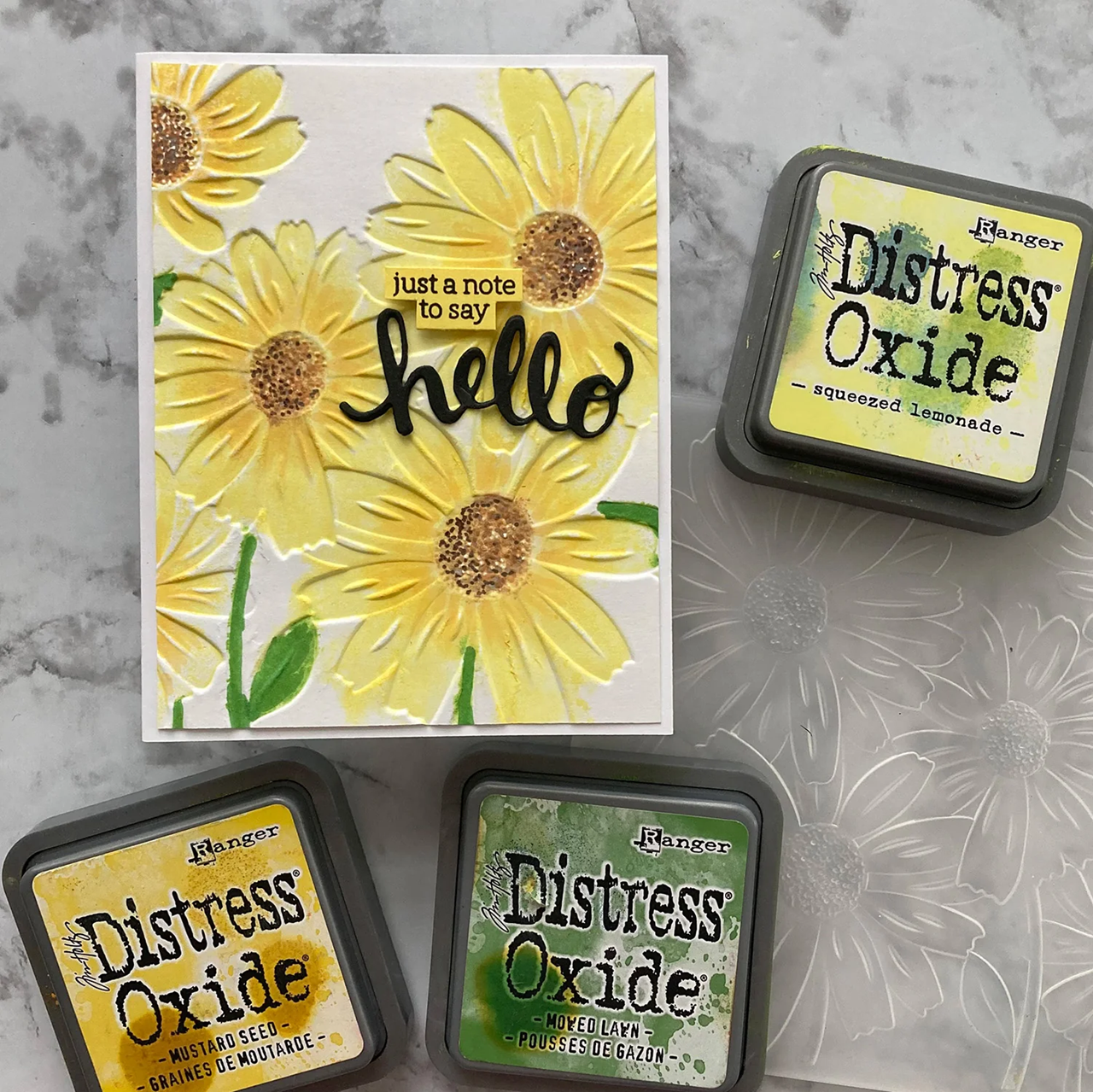 Tim Holtz Distress Ink Mini Squeezed Lemonade | Φωτεινό Κίτρινο Μελάνι ...