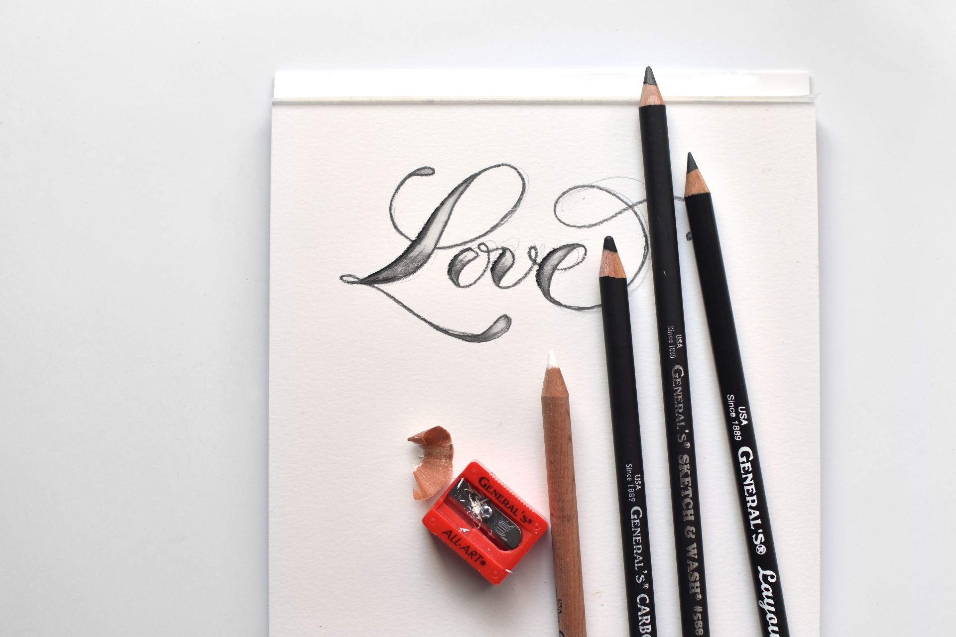 General’s Hand Lettering Pencil Set – Σετ Μολυβιών για Lettering 5τμχ