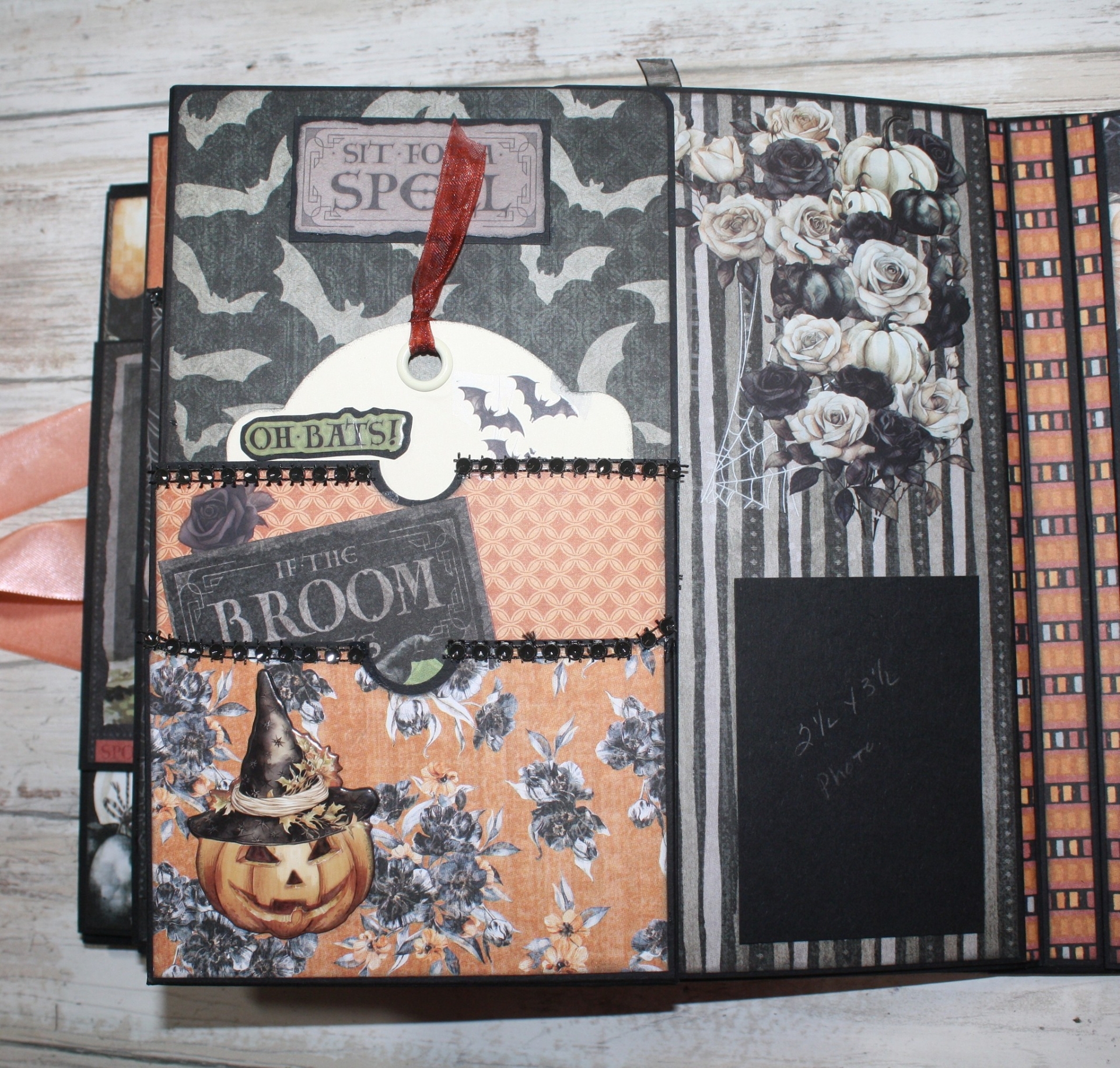 Graphic 45 Cardstock Αυτοκόλλητα - Ghostly Greetings, 2τεμ.