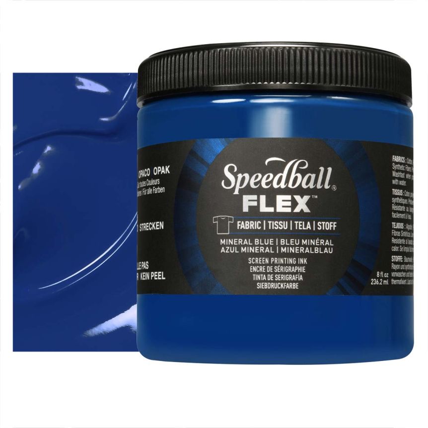 Speedball Flex Screen Printing Fabric Ink Mineral Blue – Μπλε Μελάνι ...