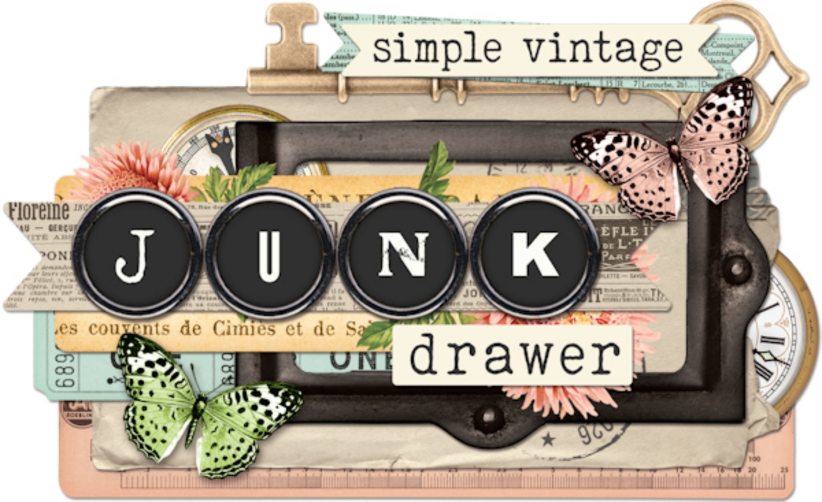Simple Vintage Junk Drawer