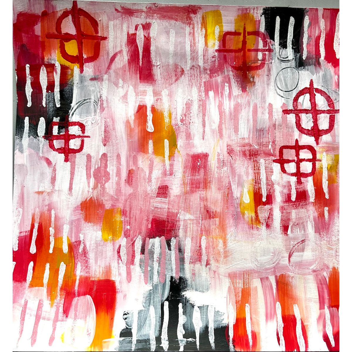 PaperArtsy Kate Crane Stencil PS483 Mixed Media